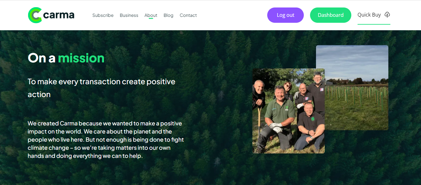 About Carma: Shaping the Future of Environmental and Social Impact